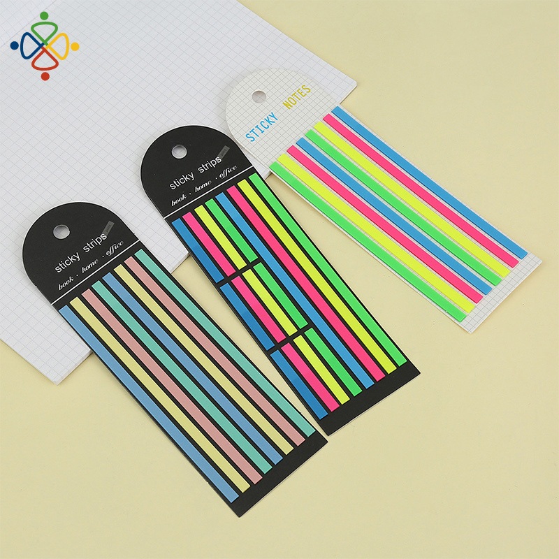 Creative Note Paper Slim Sticky Note Color Fluorescent Note Sticker ...