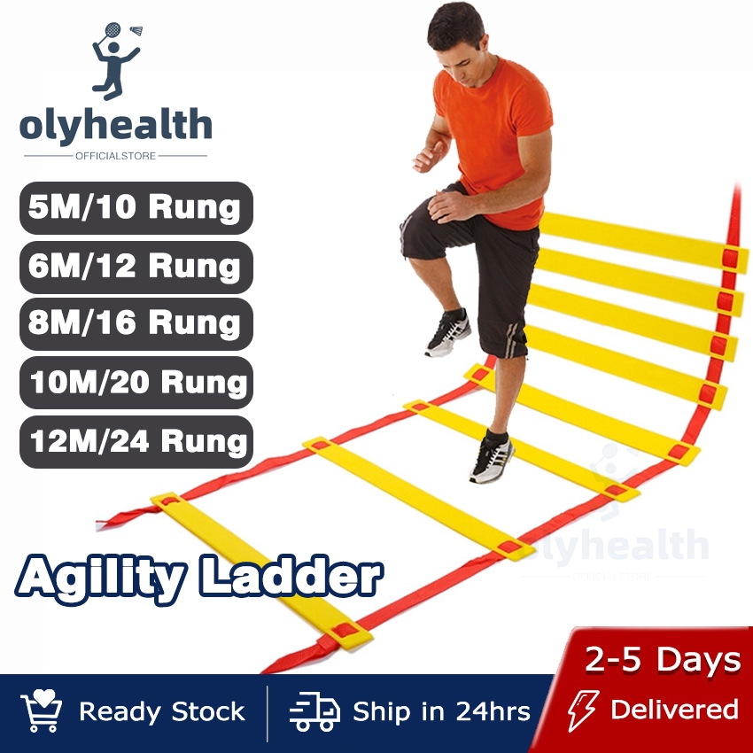 Agility Ladder Speed Ladder 5m/6m/8m/10m/12m/Rope Soccer Basketball ...