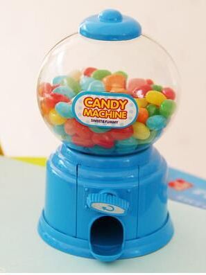 SKYSHOP Mini Candy Machine Dispenser MINI CANDY GUMBALL MACHINE ...