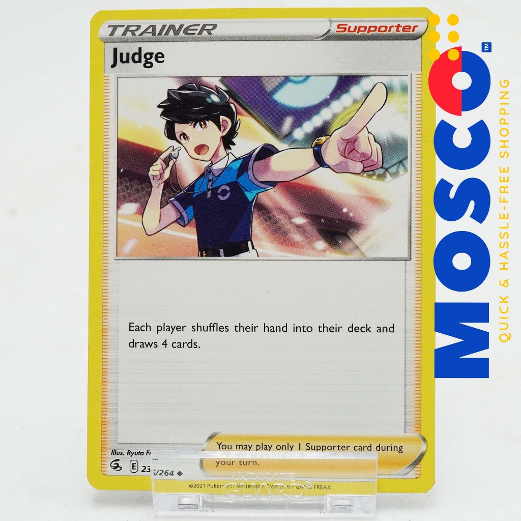 Judge - 235/264 - Uncommon | Supporter Cards Pokemon TCG | Shopee ...