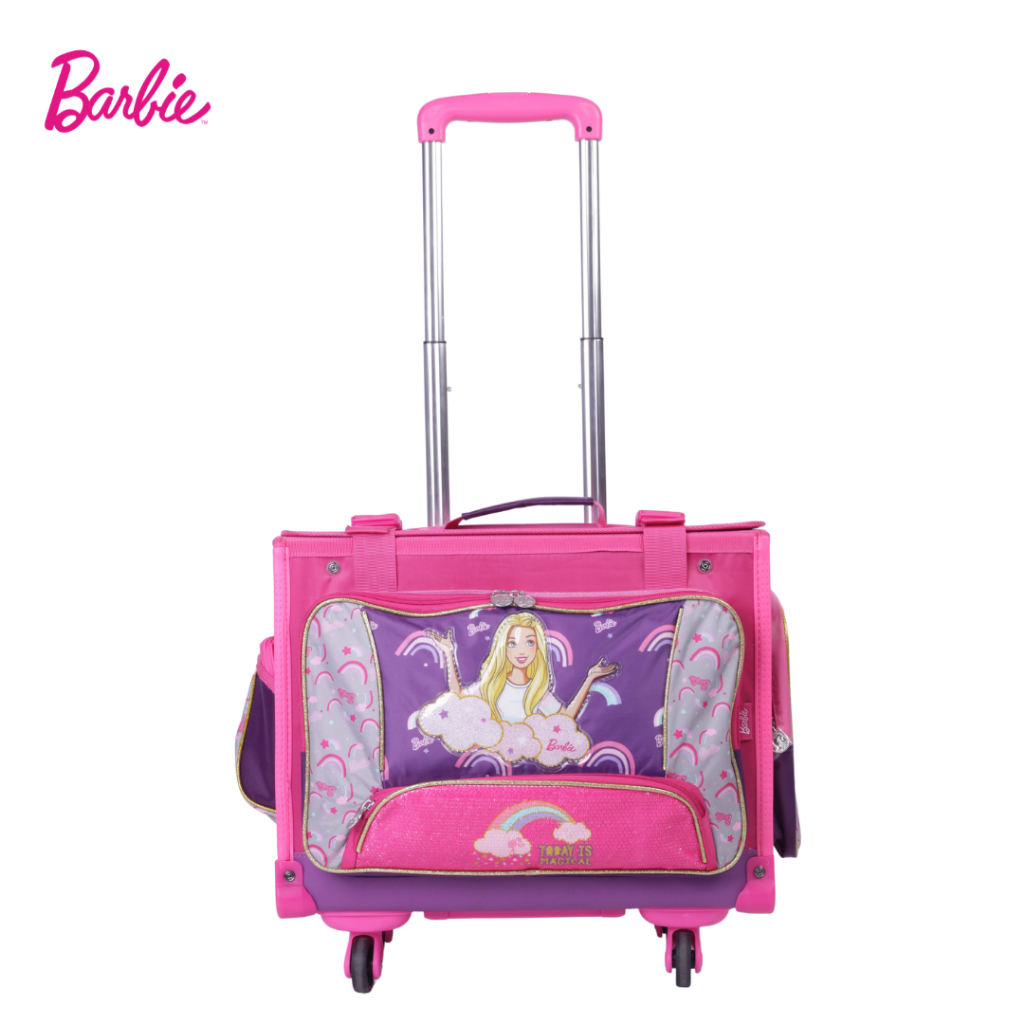 BARBIE TODAY IS MAGICAL BOX TYPE SCHOOL STROLLER/TROLLEY FOR KIDS ...