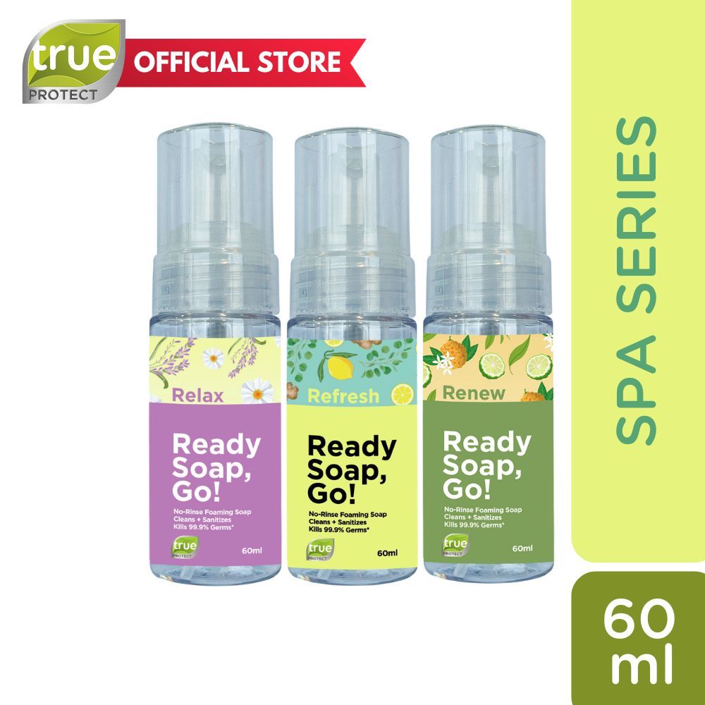 Ready Soap, Go! No-Rinse Foaming Soap 60mL - Spa Series | Shopee ...