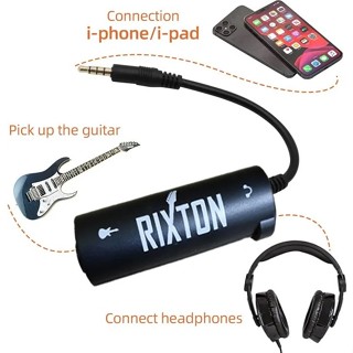 RIXTON Guitar Tuner Interface Converter Replacement Guitar for IOS ...
