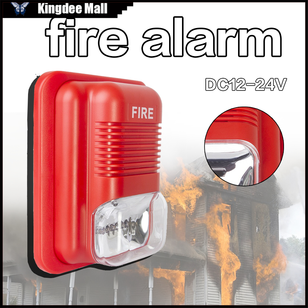 Sound & Light Fire Alarm Siren Fire Alarm Siren Sensor System Fire ...