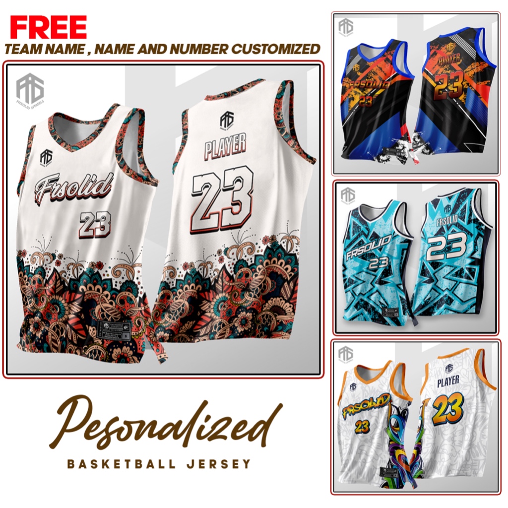Basketball Jersey sando only Sublimation Free Customized Name and No ...