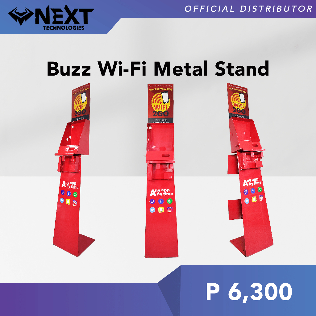 Buzz Wifi Metal Stand (Red) | Shopee Philippines