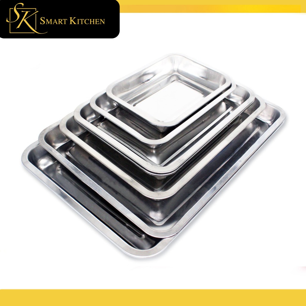 STAINLESS TRAY FOR KITCHEN USE Baking Trays / Serving Trays / Display ...