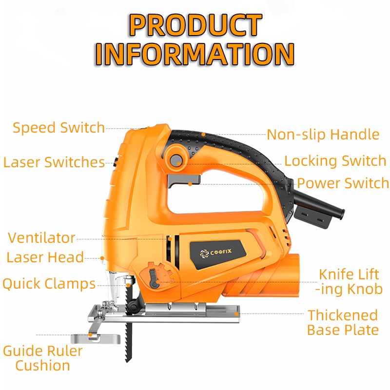 Electric Jigsaw Power Tools Woodworking Pull Hand Household House Jig ...