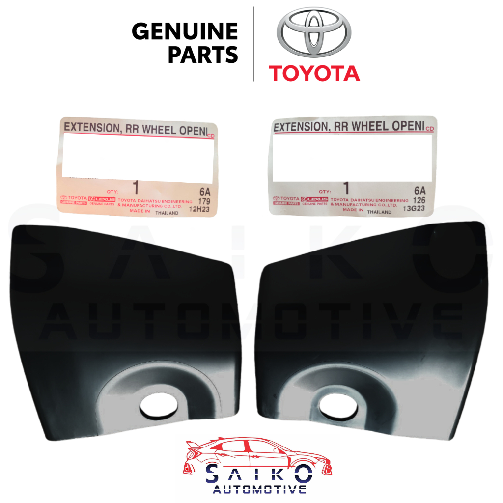 Toyota Fortuner 2005-2011 Rear Wheel Fender Opening Extension No. 2 ...
