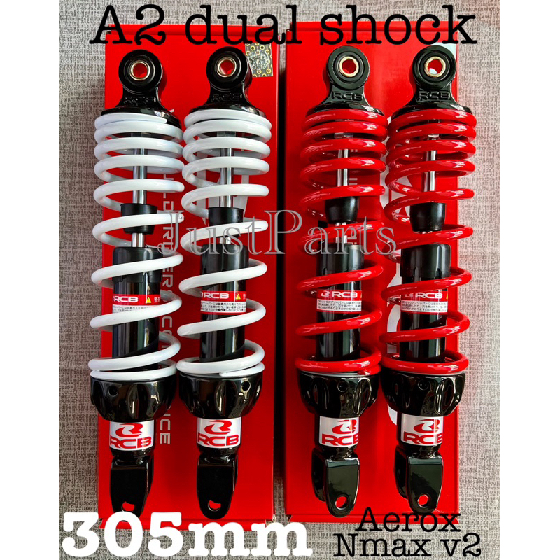 RCB A2 SERIES DUAL SHOCK AEROX/ NMAX V2 (305MM) | Shopee Philippines