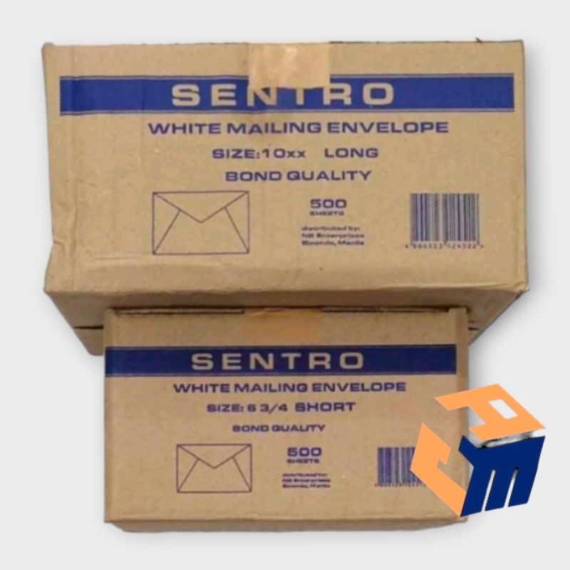 Sentro White Mailing Envelope/ Sobre 500 Pieces | Shopee Philippines