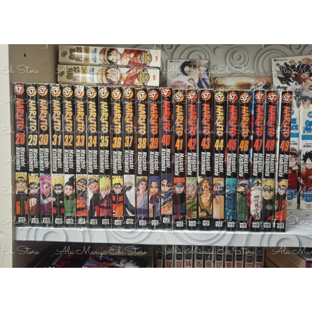 Naruto Volumes 28 - 49 Manga by Masashi Kishimoto, English, Viz Media ...