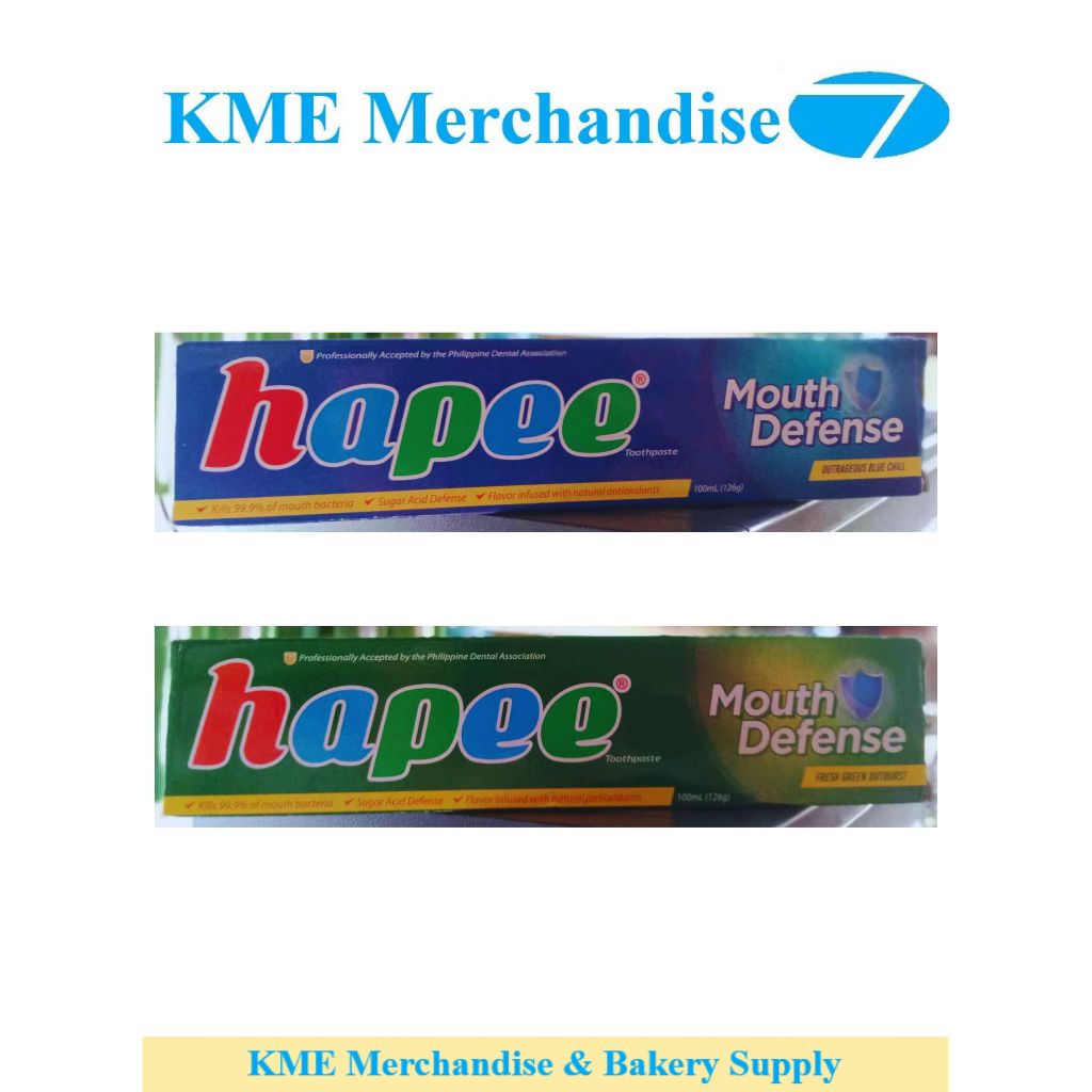 Hapee Mouth Defense Toothpaste (100mL) | Shopee Philippines