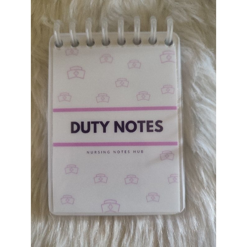 HOSPITAL DUTY NOTES I NURSING NOTES HUB | Shopee Philippines