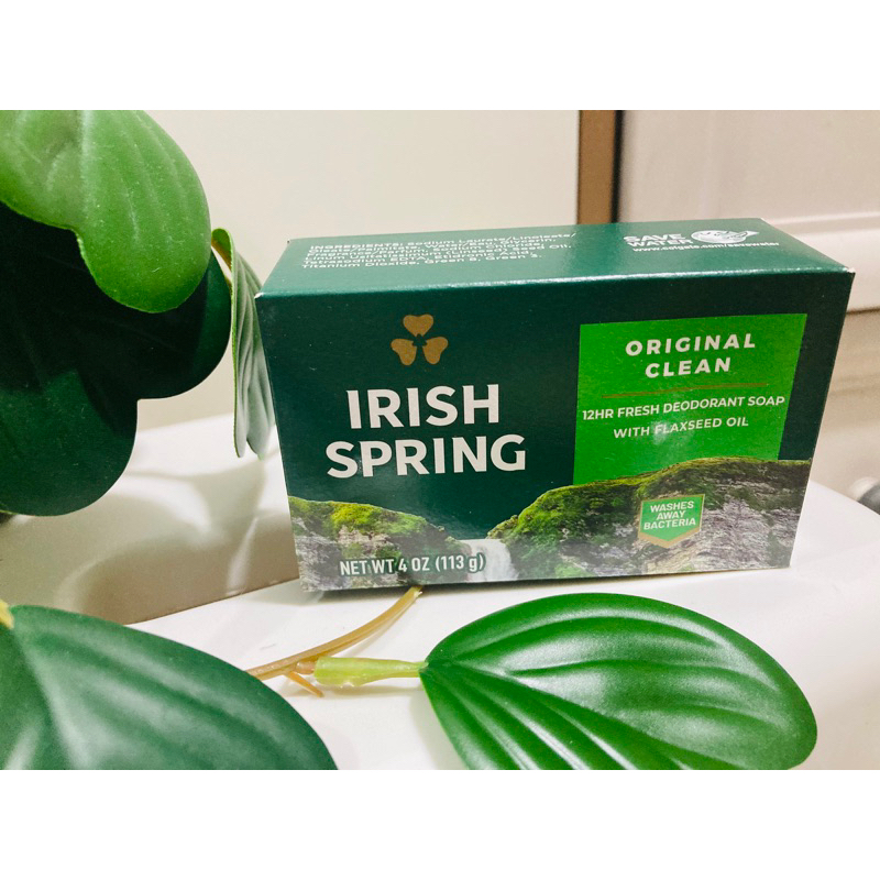 Irish Spring Original Clean Large bar/ 4.0 ounces/ 113g/ sold per bar ...