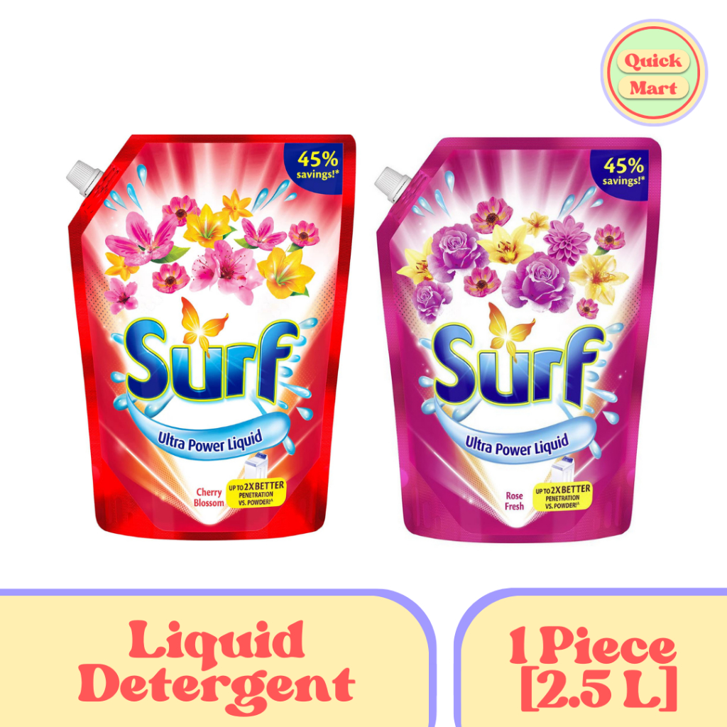 Surf Liquid Detergent 2.5L (1 Pouch) | Shopee Philippines