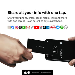 Linkit Card (Smart NFC Digital Business Calling Card with QR) | Shopee Philippines
