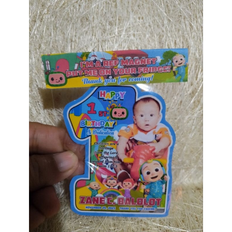Cocomelon Ref magnet(Any size, theme, numbers, shape will do) | Shopee ...