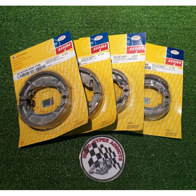 ASPIRA BRAKE SHOE (MIO, BEAT, CLICK, WAVE, XRM, SMASH, SHOGUN) | Shopee ...