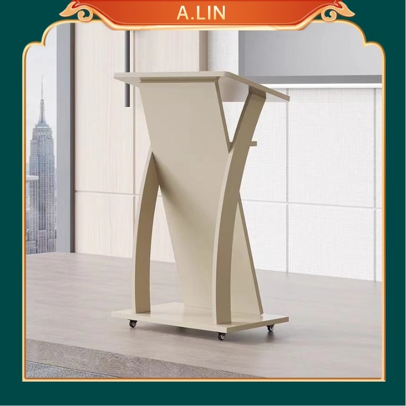 Minimalist podium Podium Reception Desk Welcome Desk Host Desk Shopping ...