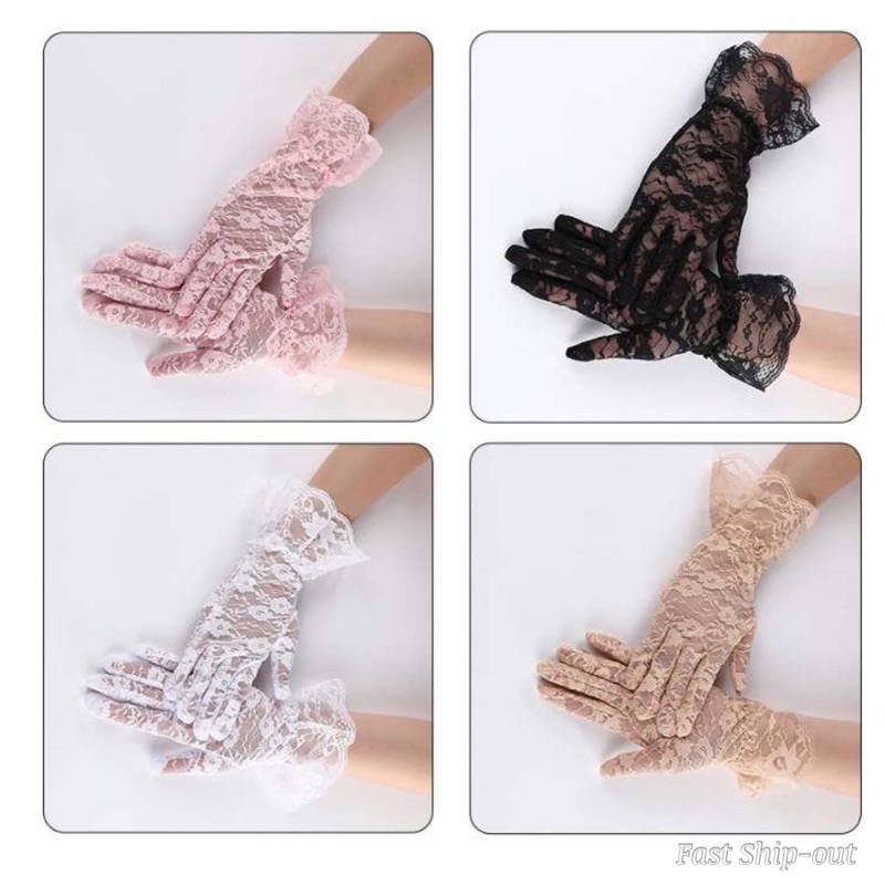 Lace Gloves Venetian Bridal Hand Masquerade Party Prom | Shopee Philippines
