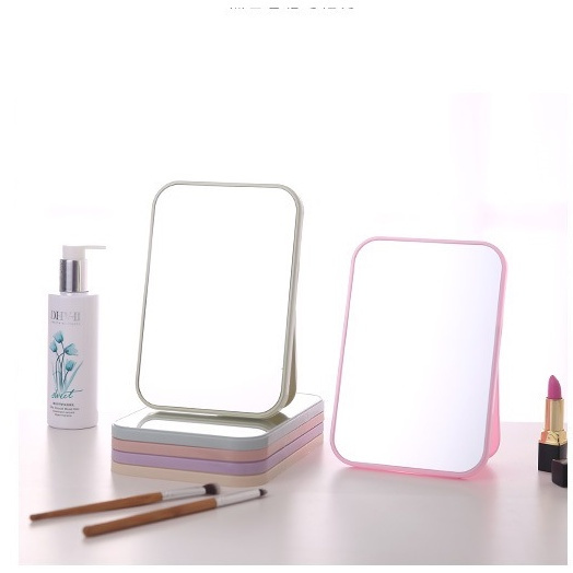 Face Makeup Mirror Desktop Vanity Mirror Small Folding Portable Square ...