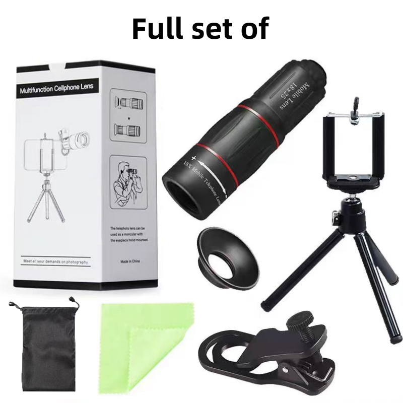 APEXEL Universal 18x25 Monocular Zoom HD Optical Cell Phone Lens ...