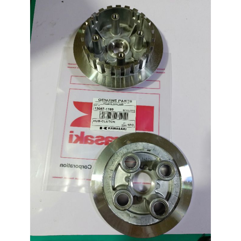 kawasaki genuine barako bc175 v1/v2 clutch wheel hub/clutch pressure ...