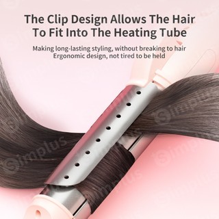 Simplus 2 in 1 Hair Straightener & Curler Ceramic Glaze Coating JFBA009 ...