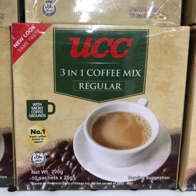 UCC 10 sachet x 20g pls choose on variation 3 in 1 coffee mix | Shopee ...