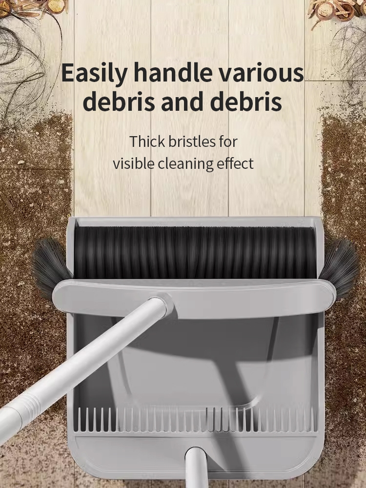 ICON Broom And Dustpan Set 2in1 Dust Pan With Handle Cleaning Brush ...