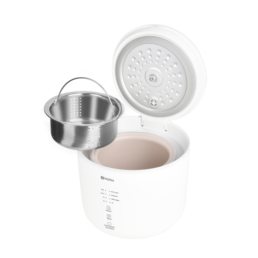 Simplus Electric Rice Cooker 24h Cooking Set Up & 4 Cooking Programs 2L ...