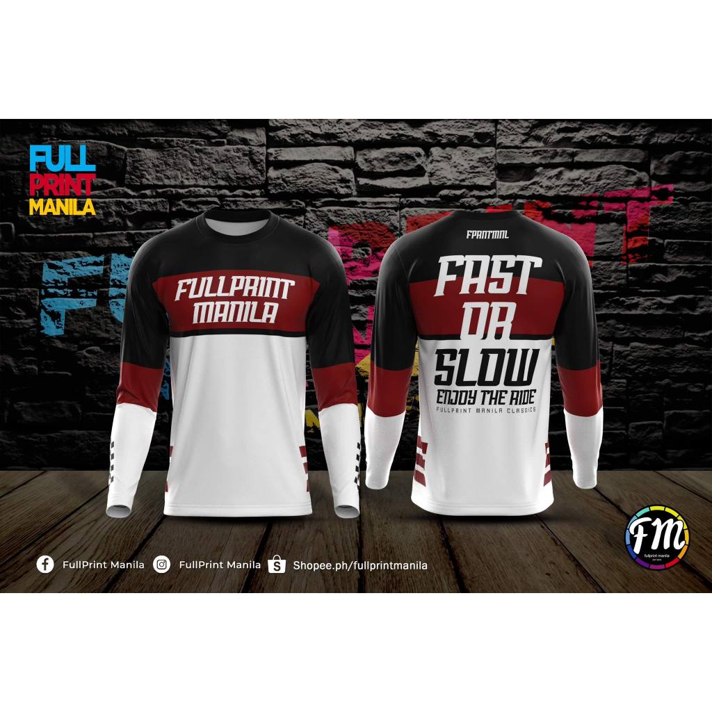 NEW FULLPRINT RIDING JERSEY FULL SUBLIMATION | Shopee Philippines