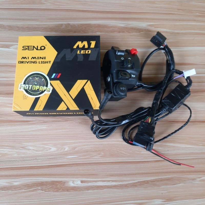 Plug & Play Mini Driving Light with OEM Left Switch for Honda Click V2 ...