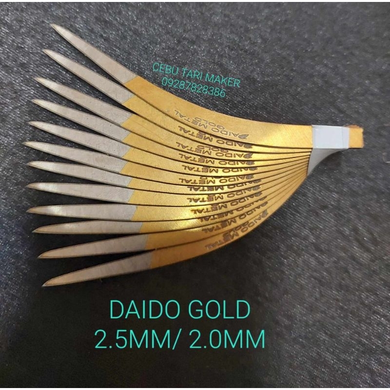 DAIDO GOLD PRE CUT 2.0MM & 2.5MM( SOLD PER PC) | Shopee Philippines