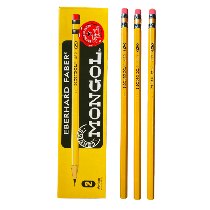 Mongol Pencil 482 #2 Medium Size (Original) | Shopee Philippines