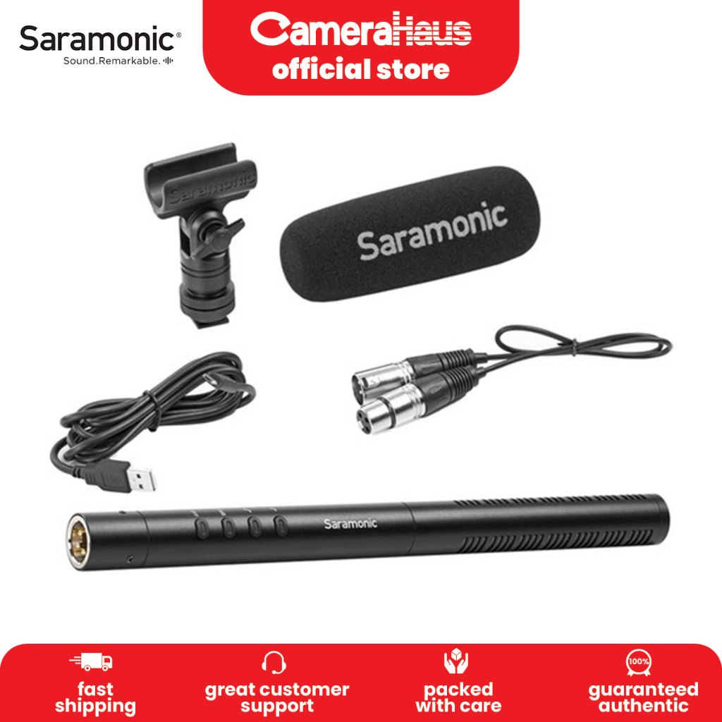 Saramonic SR-TM1 Cardioid Condenser Shotgun Microphone | Shopee Philippines