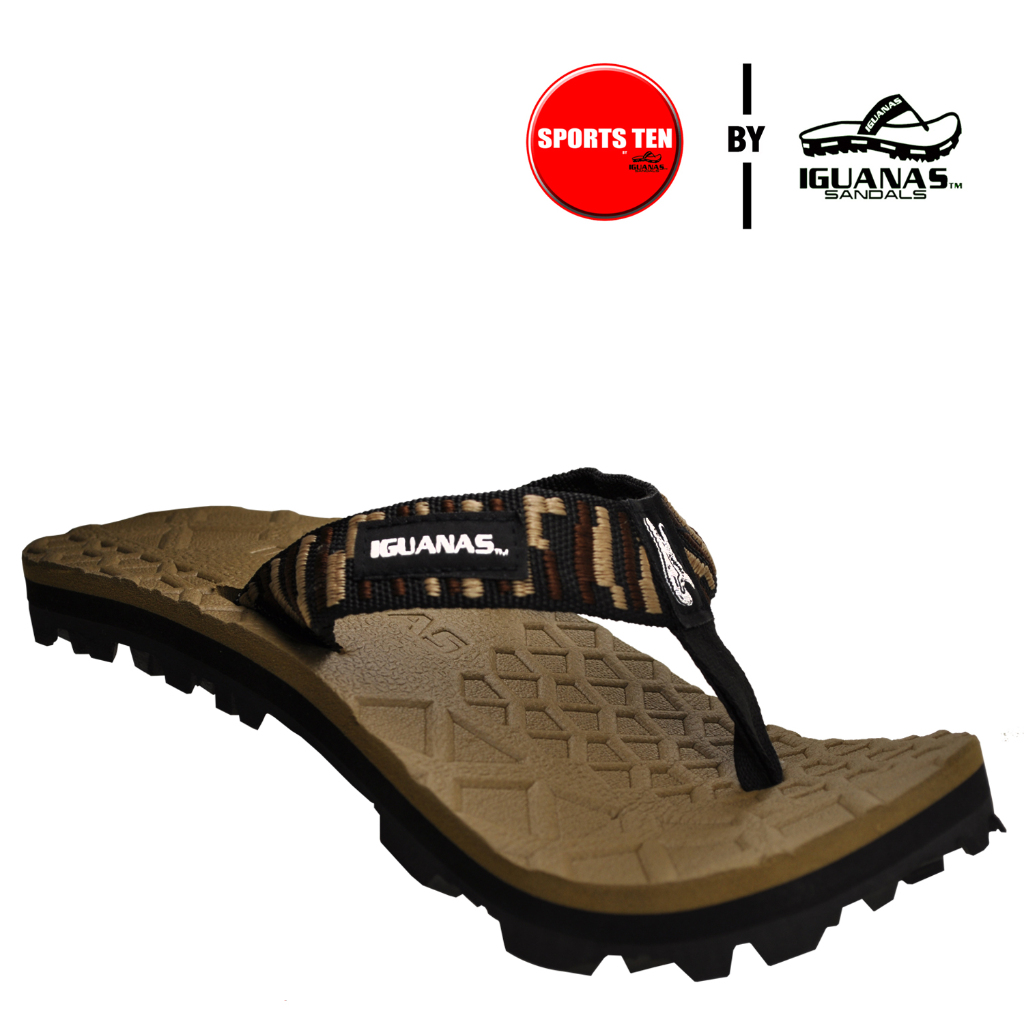SPORTS TEN Iguanas Sandals Connected Strap Slipper (pixel) | Shopee ...