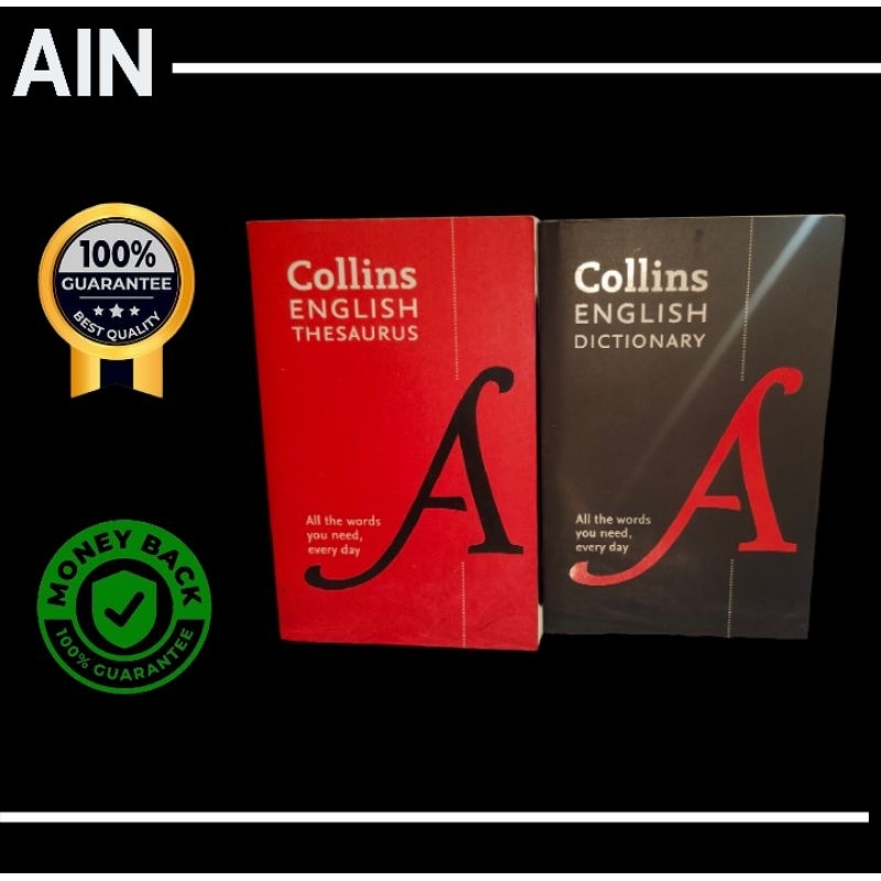 Collins Dictionary and Thesaurus (Set) | Shopee Philippines