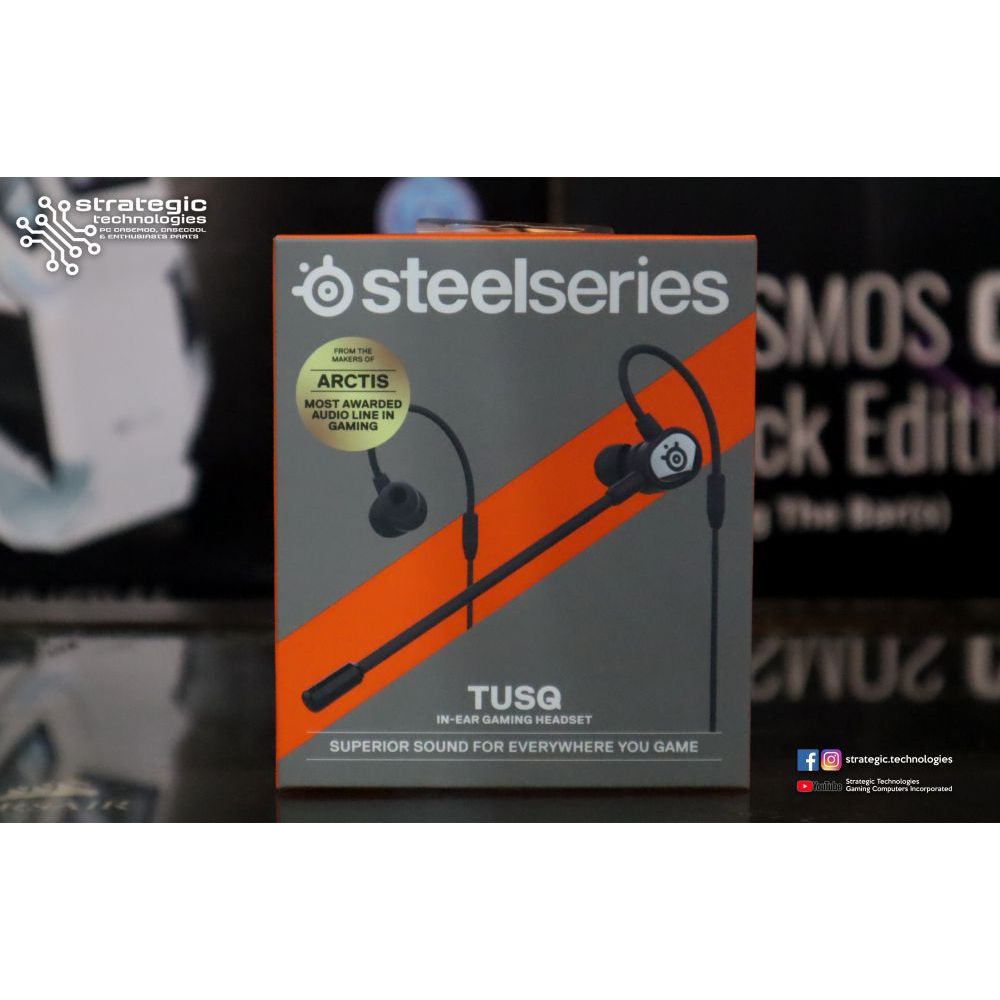 Steelseries TUSQ In-ear mobile gaming headset 3.5mm Dual microphone ...