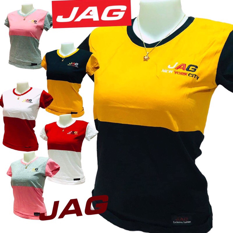 JAG BLACK shirt for ladies(embroid) | Shopee Philippines
