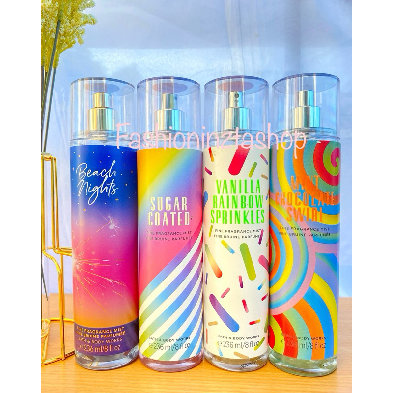 Mint Chöcolatee Swirl Vanila Rainbow S Coated fragrance mist in 5ml and ...