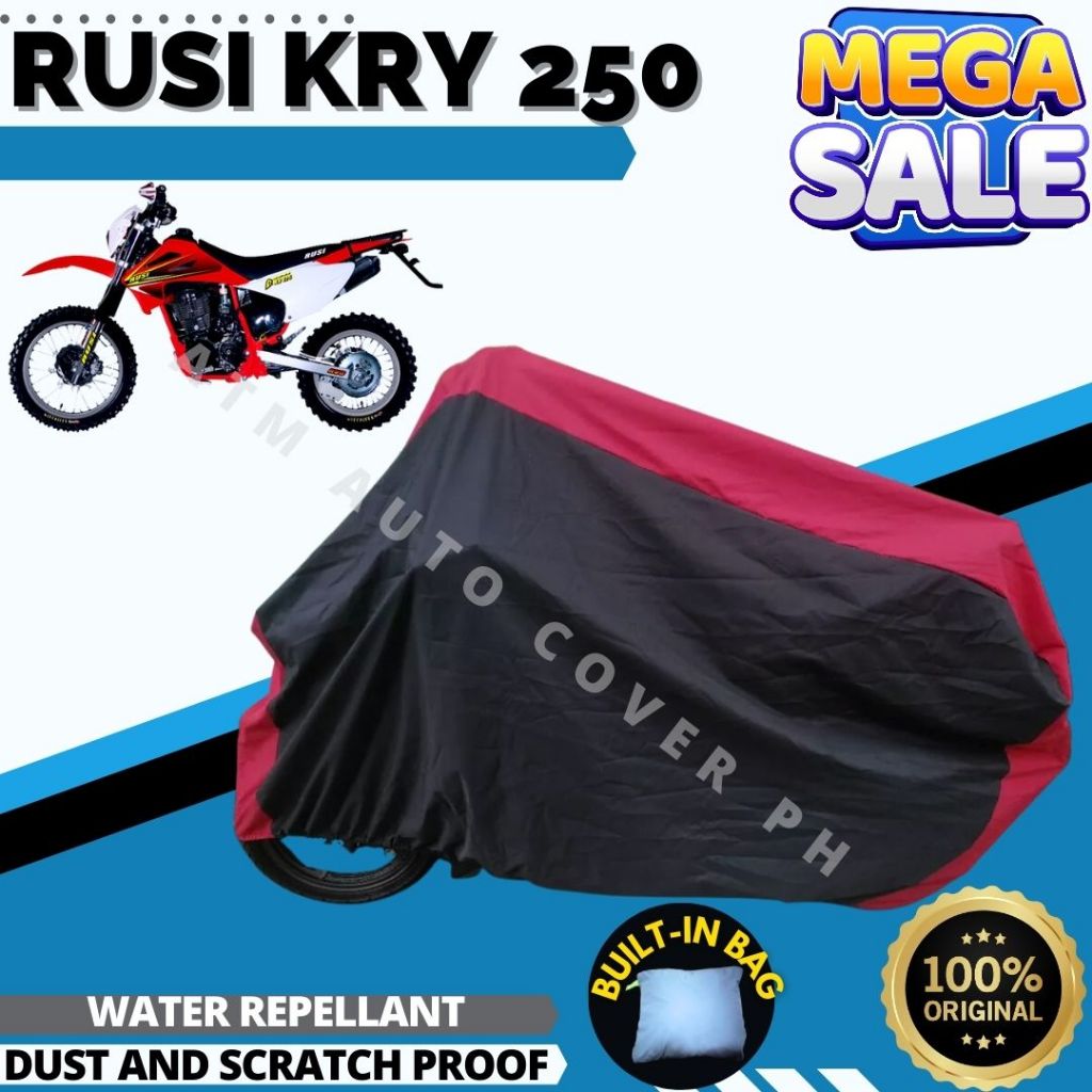 RUSI KRY 250 HIGH QUALITY MOTOR COVER - WATER REPELLANT SCRATCH AND ...