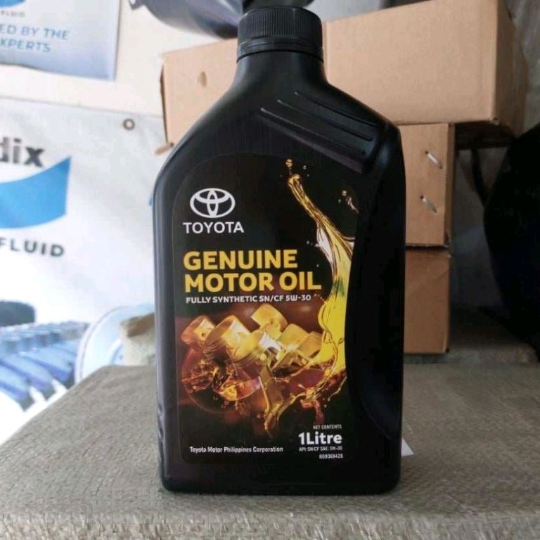 GENUINE MOTOR OIL FULLY SYNTHETIC SN/CF 5W-30 1LITER | Shopee Philippines