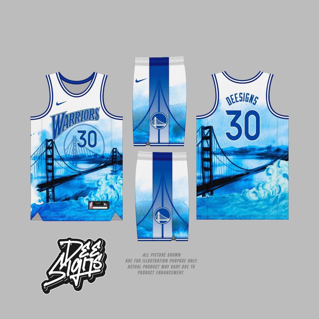 GSW 31 BASKETBALL JERSEY FREE CUSTOMIZE OF NAME AND NUMBER ONLY FULL ...