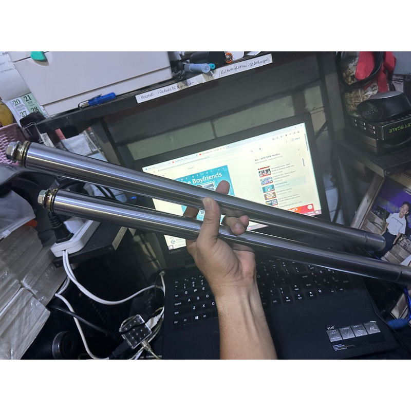 INNER TUBE FRONT FORK INNER WITH TOP COVER FOR CT100/CT125 (PAIR ...