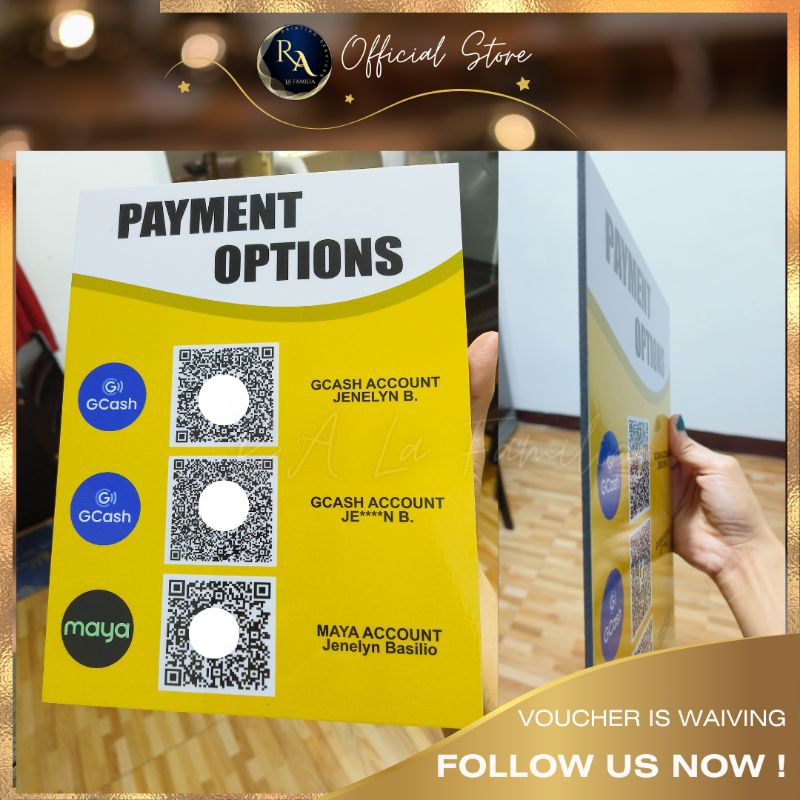 R.A CUSTOMIZED QR CODE (PVC | BLACK SINTRA BOARD | WHITE SINTRA BOARD ...