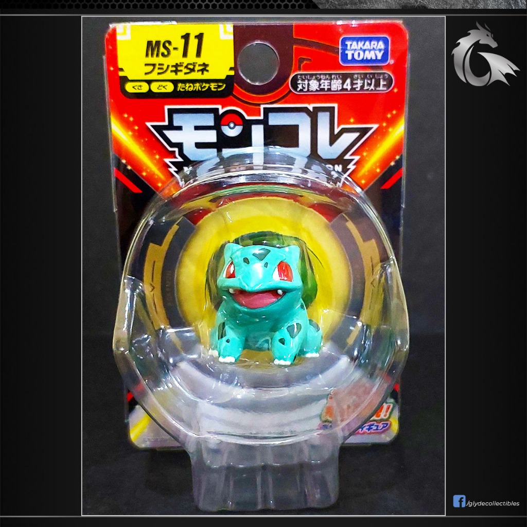 Pokemon: MS-11 Bulbasaur Moncolle Takara Tomy (Fushigidane) | Shopee ...