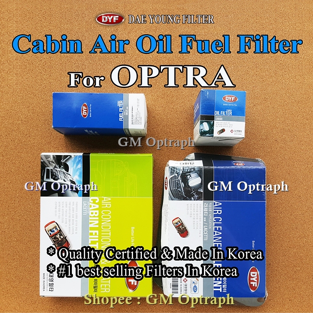 OPTRA Engine oil Filter Engine Air Filter Fuel Cabin filter ( 100% Good ...