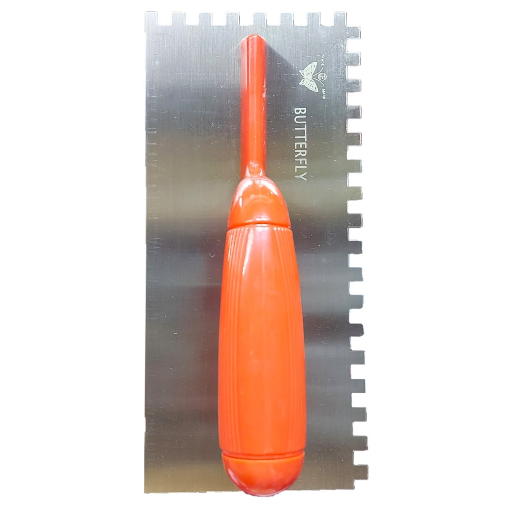 Butterfly Plastering Trowel with Handle - With Teeth / Without Teeth ...